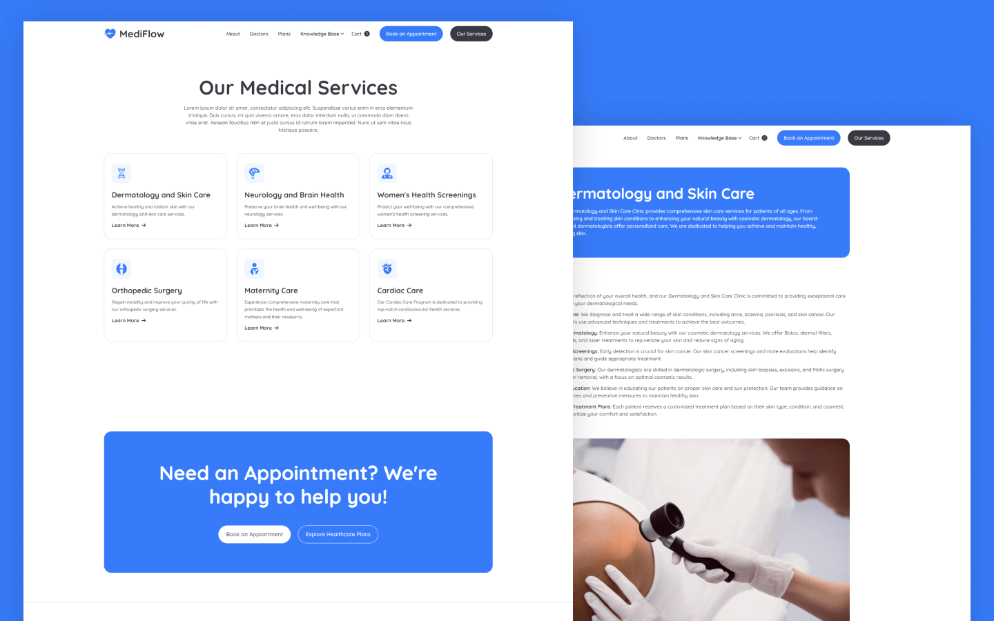 MediFlow - Doctor HTML5 Responsive Website Template