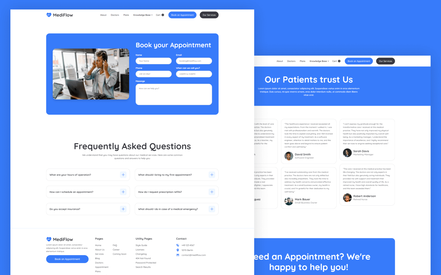MediFlow - Doctor HTML5 Responsive Website Template