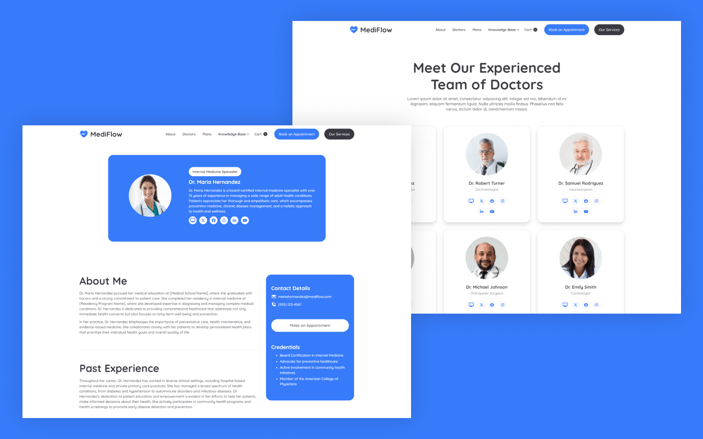 MediFlow - Doctor HTML5 Responsive Website Template