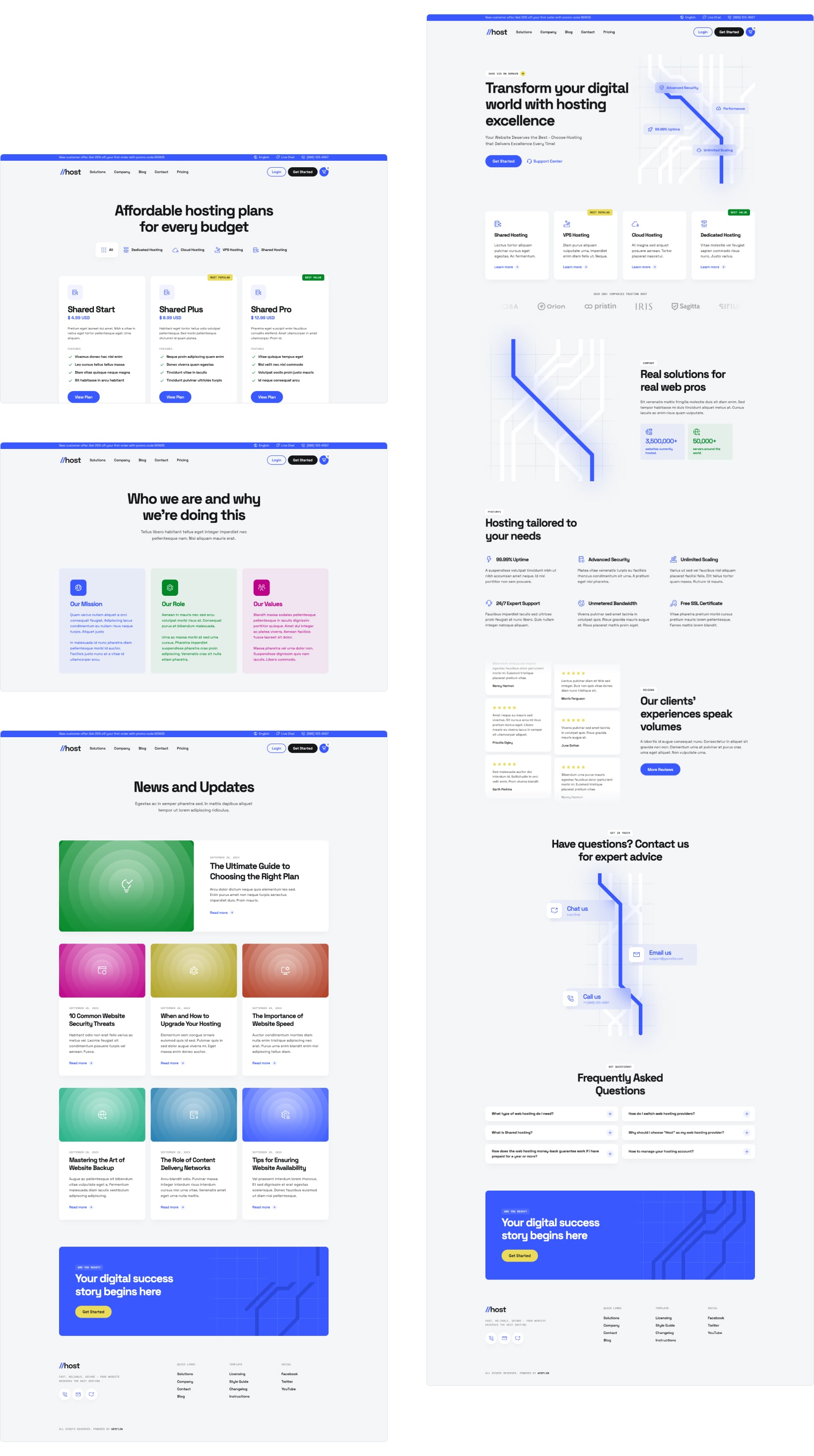 Host - Technology HTML5 Responsive Website Template