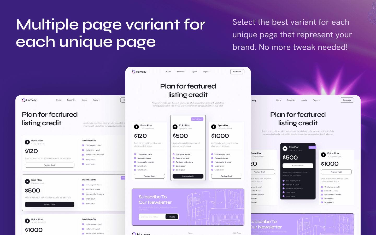 Homezy Plus - Real Estate HTML5 Responsive Website Template