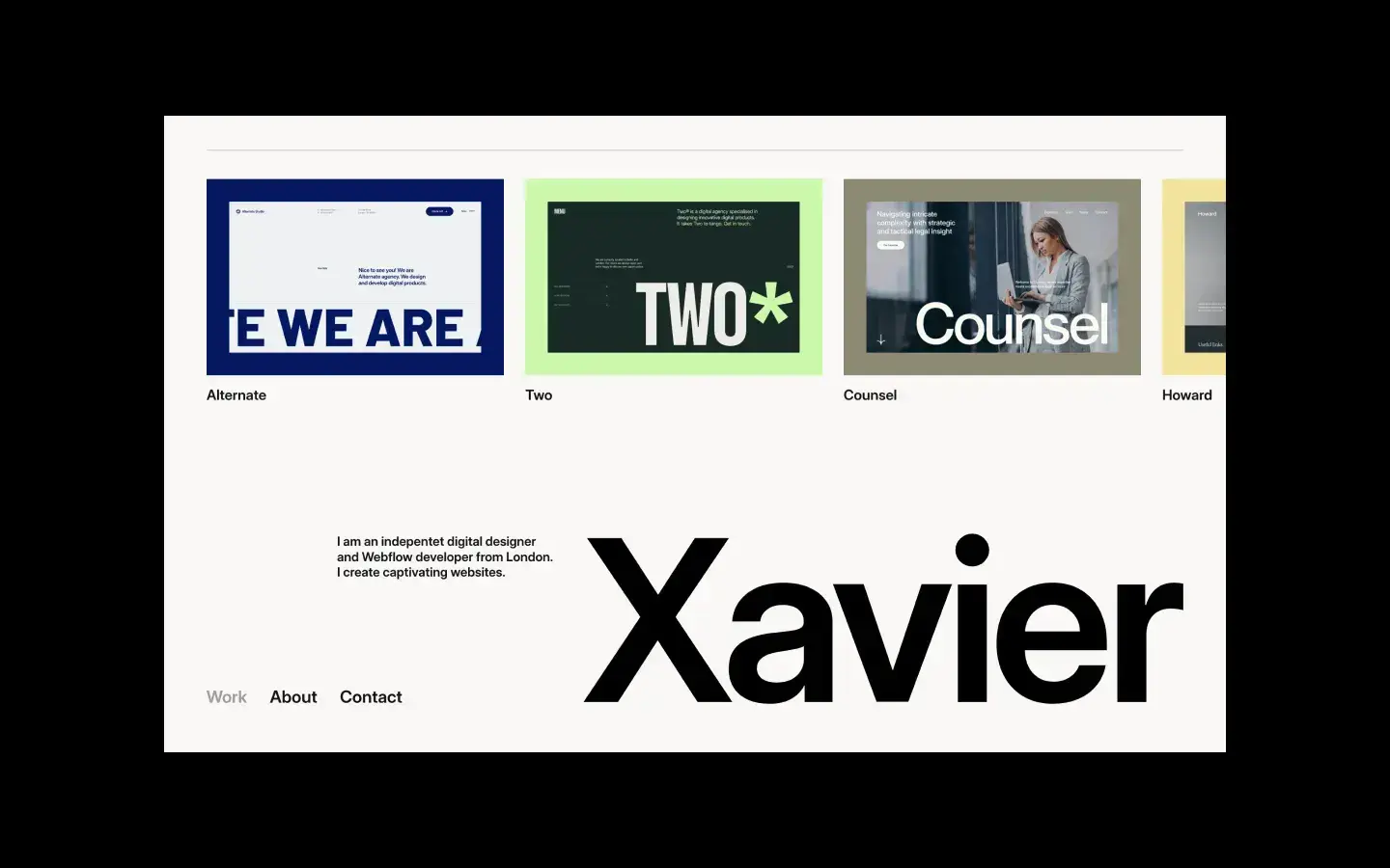 Xavier - Designer HTML5 Responsive Website Template