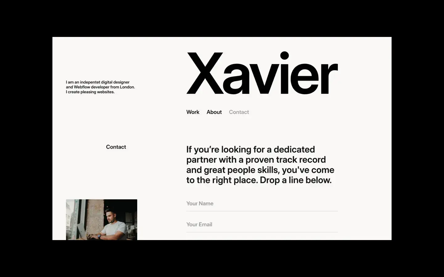 Xavier Designer Html5 Responsive Website Template 