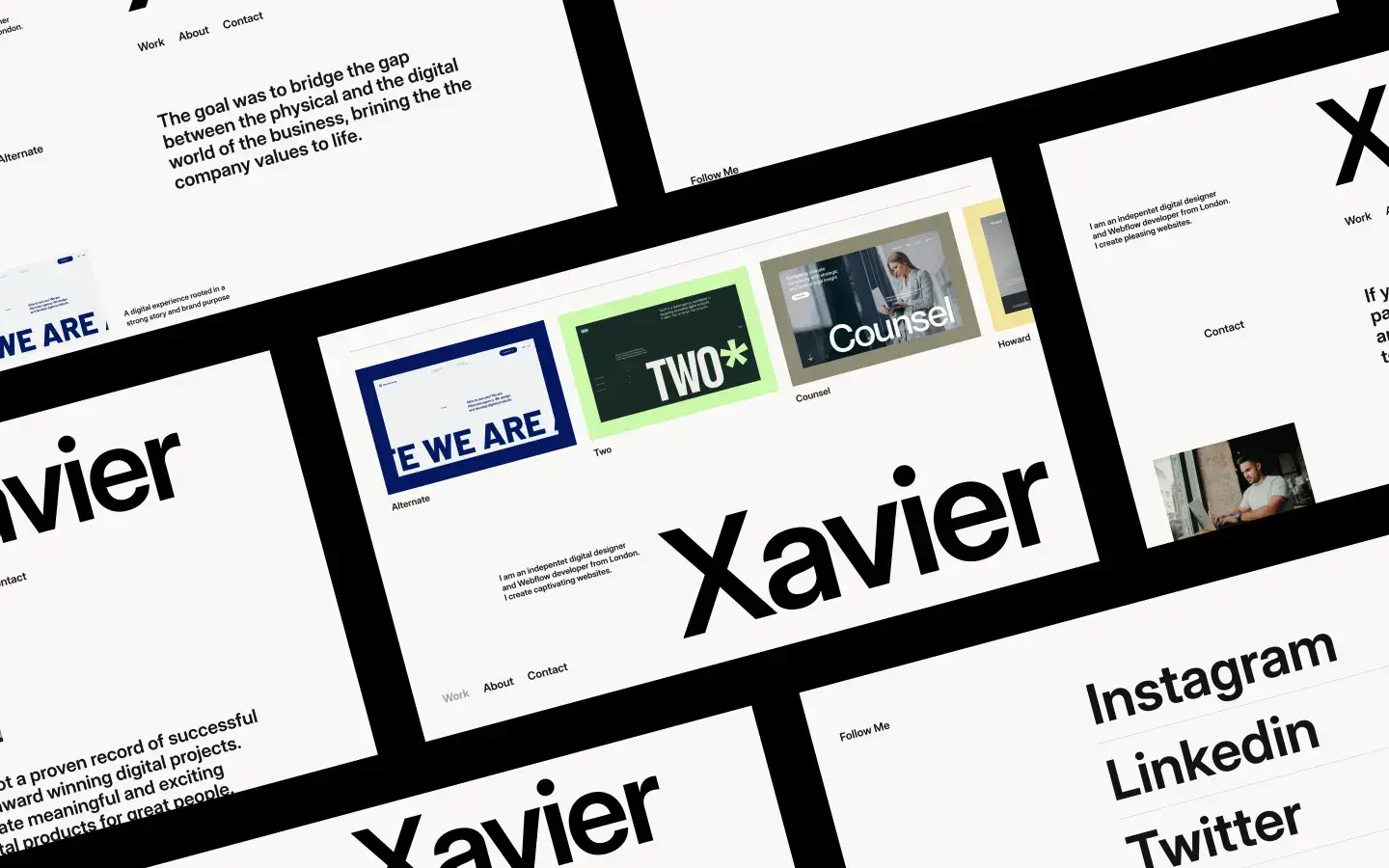 Xavier - Designer HTML5 Responsive Website Template