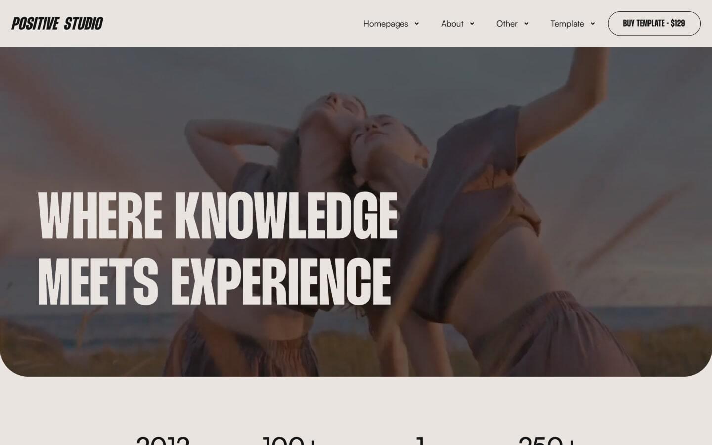 Positive Studio - Agency HTML5 Responsive Website Template