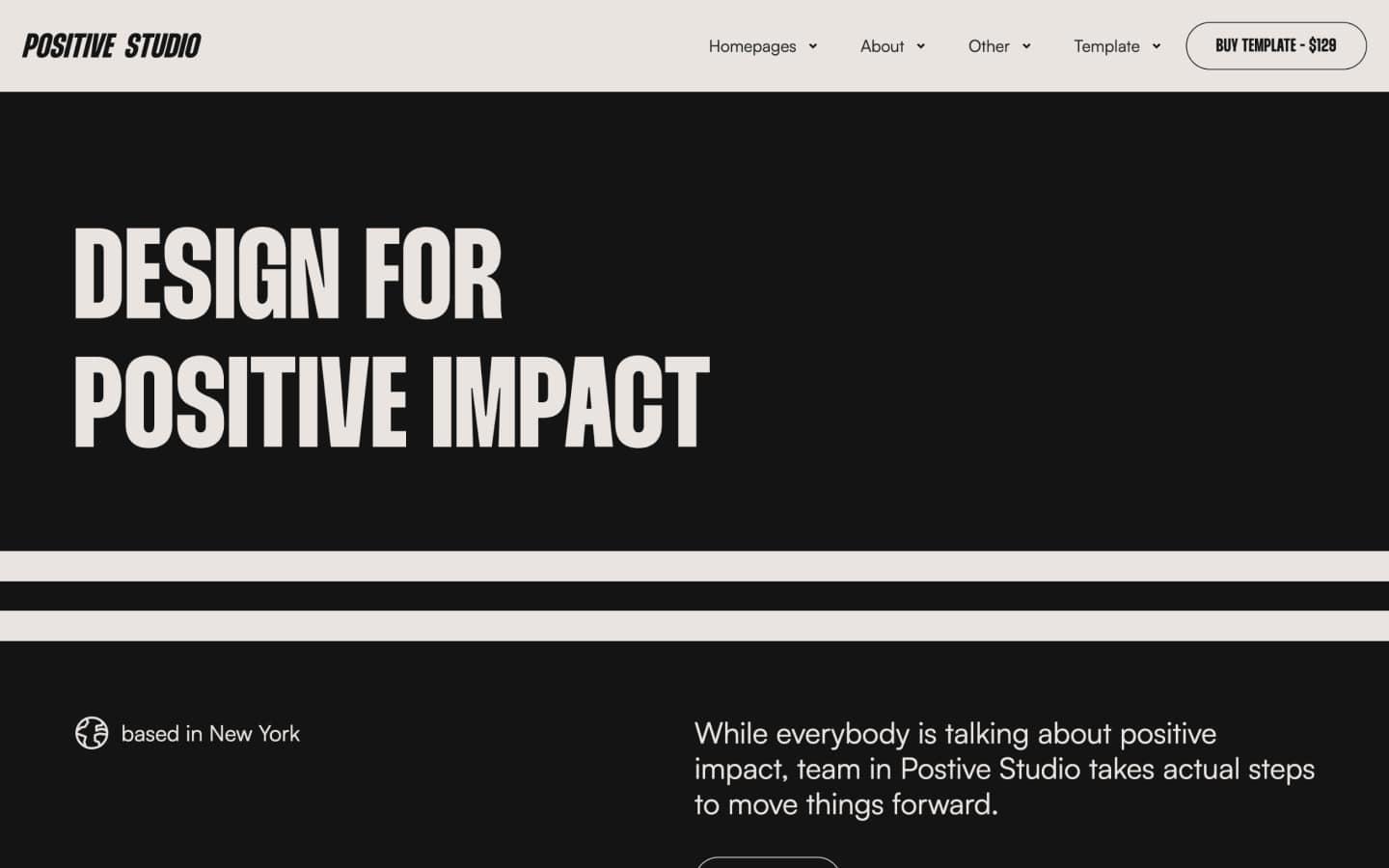 Positive Studio - Agency HTML5 Responsive Website Template