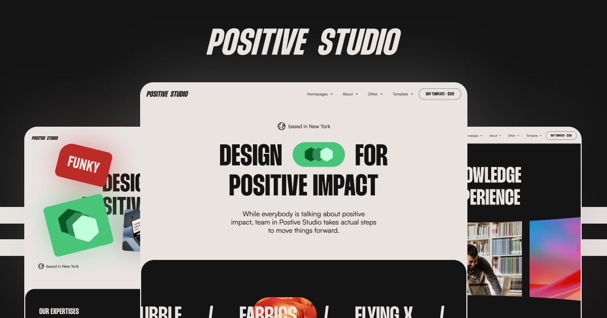 Positive Studio - Agency HTML5 Responsive Website Template