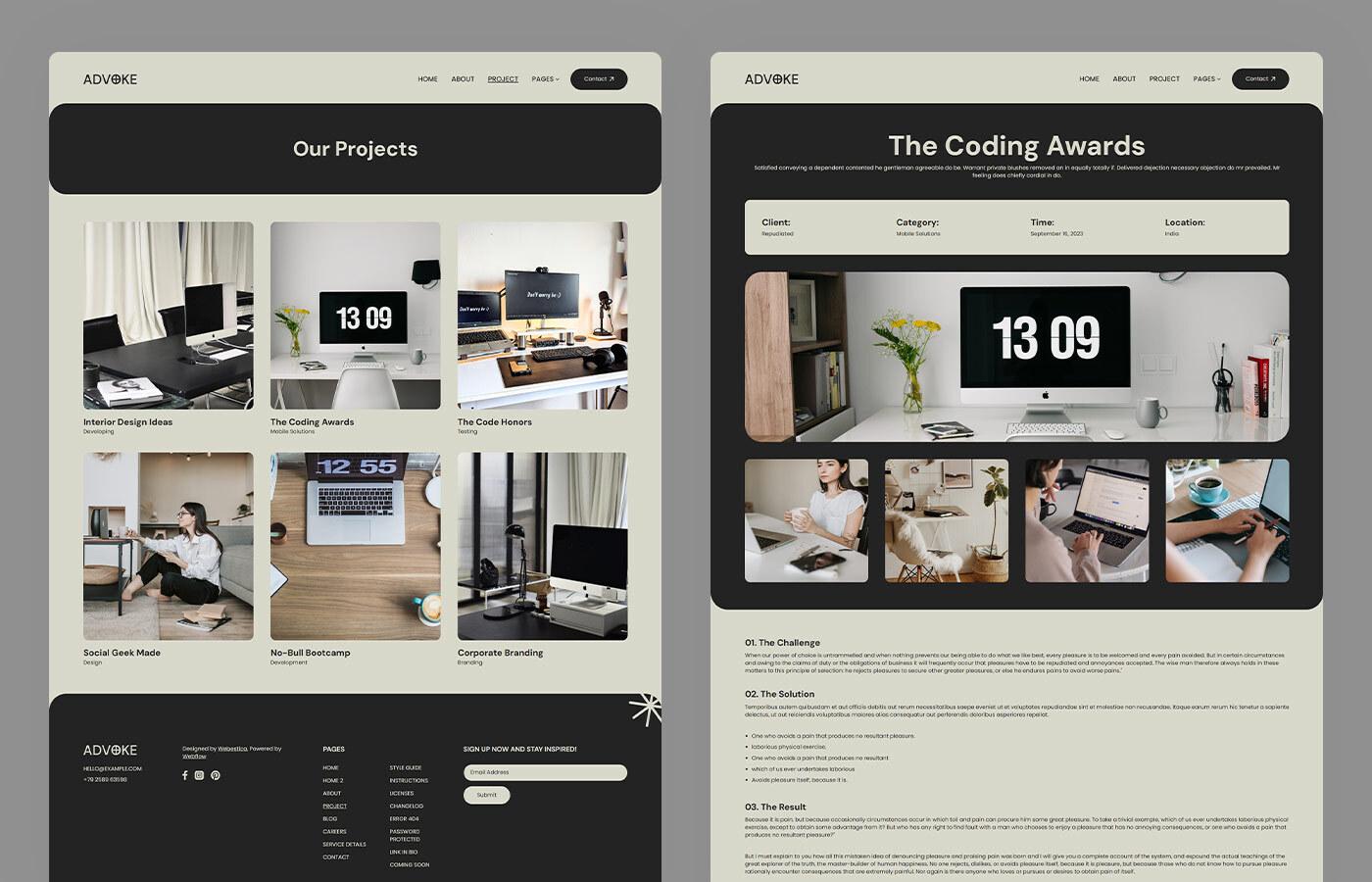 Advoke - Agency HTML5 Responsive Website Template