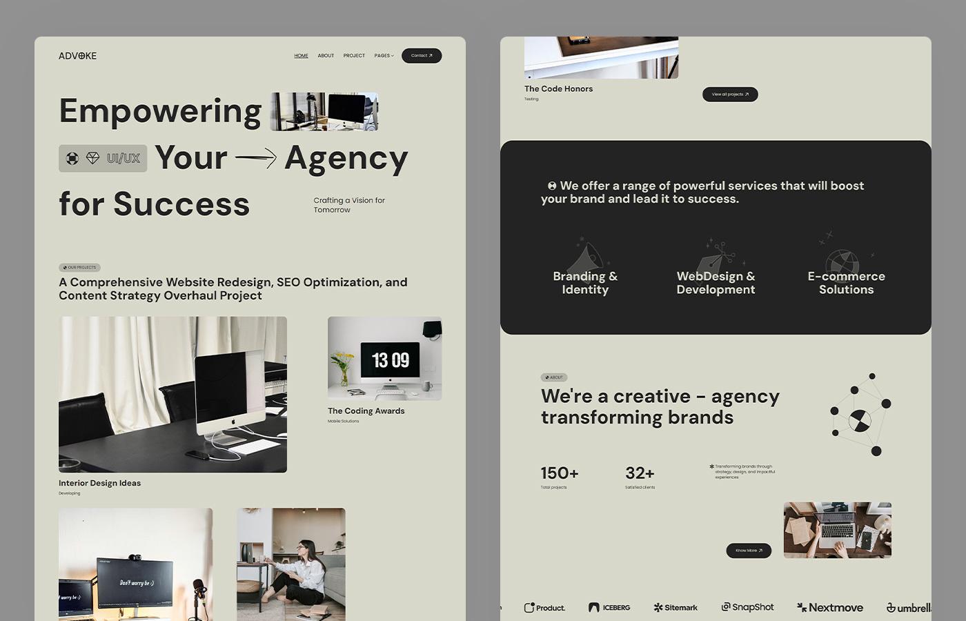 Advoke - Agency HTML5 Responsive Website Template