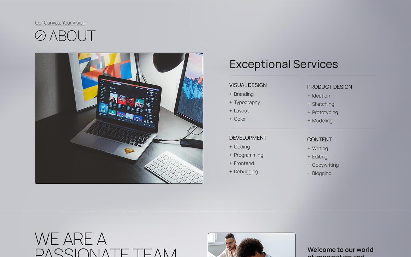 Vose - Creative HTML5 Responsive Website Template