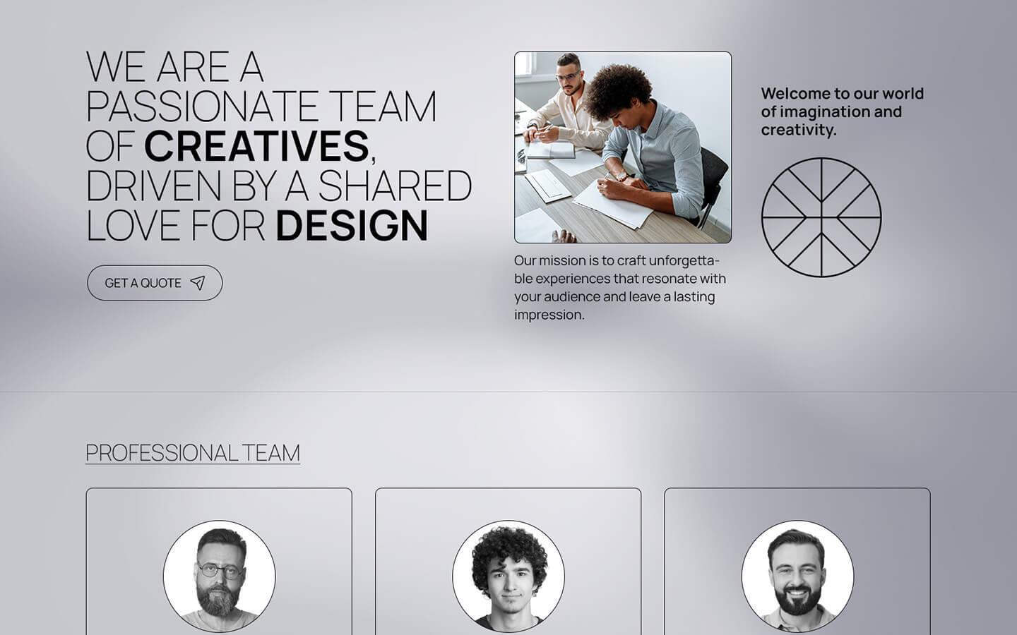 Vose - Creative HTML5 Responsive Website Template