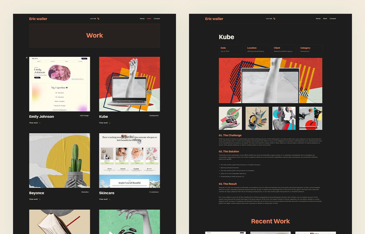 Eric Waller - Resume HTML5 Responsive Website Template