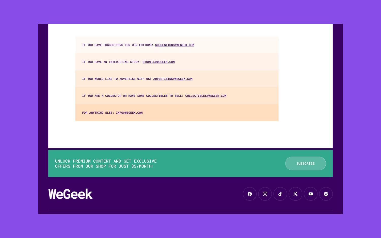 WeGeek - Blog HTML5 Responsive Website Template