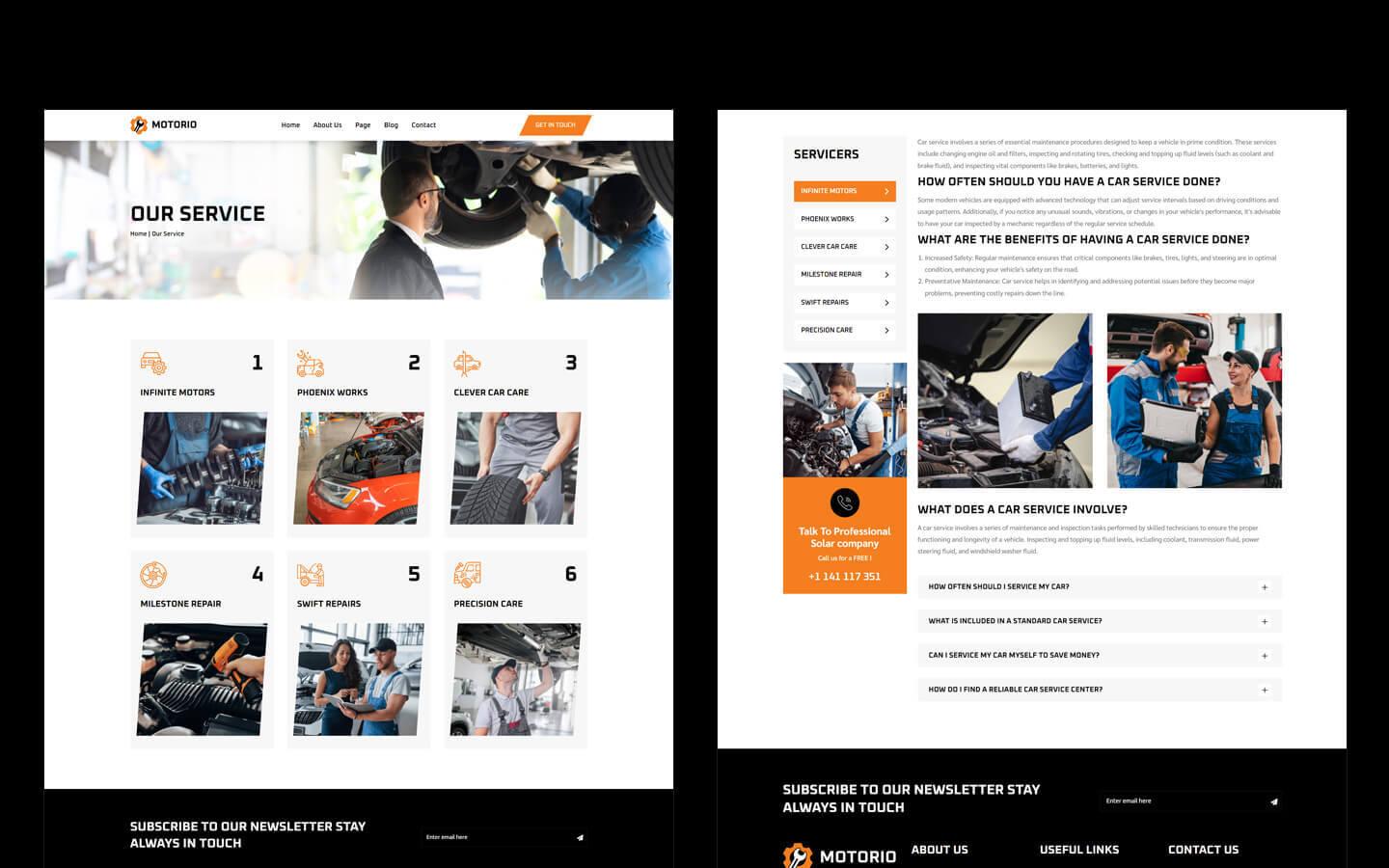 Motorio - Cars HTML5 Responsive Website Template
