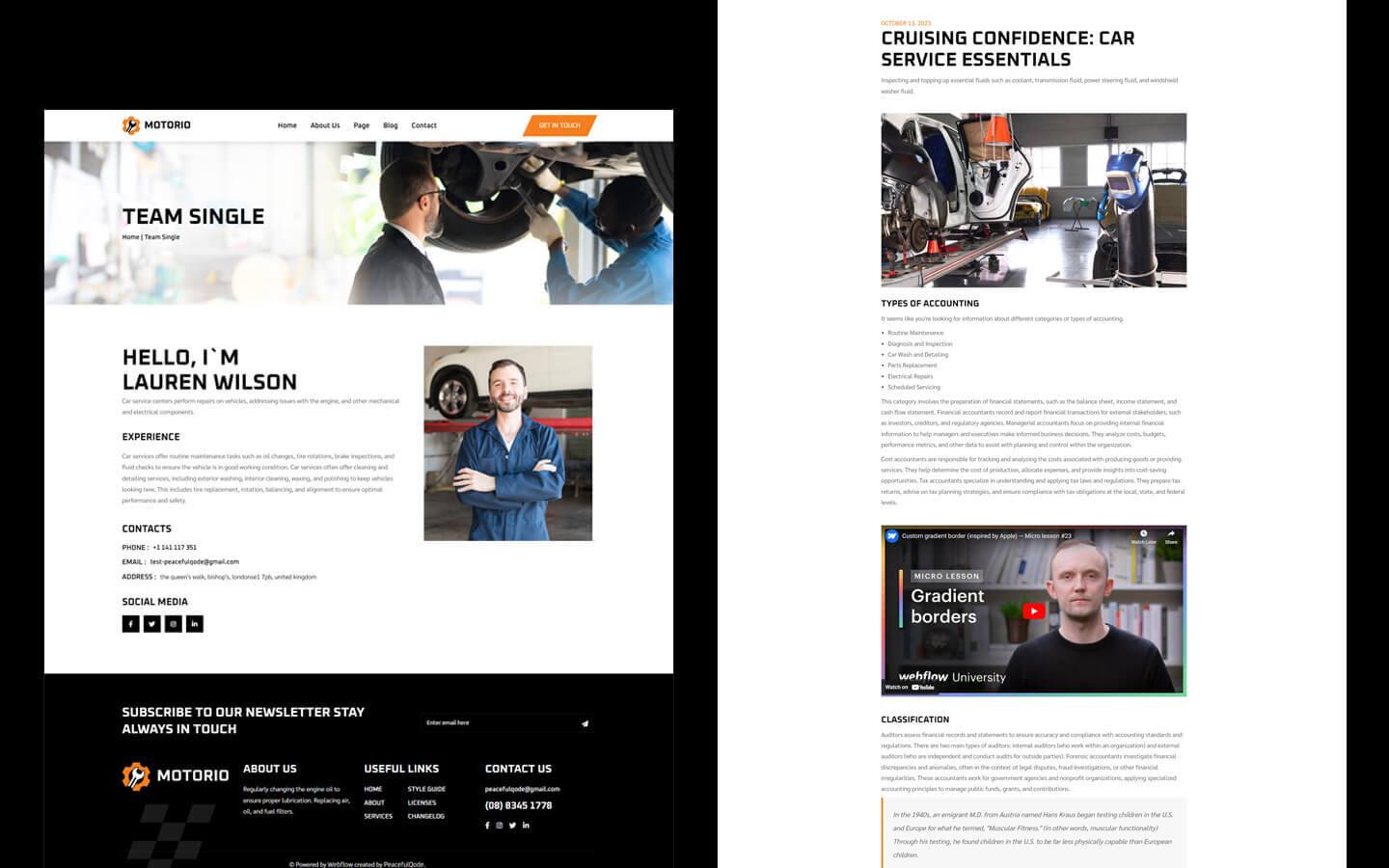 Motorio - Cars HTML5 Responsive Website Template