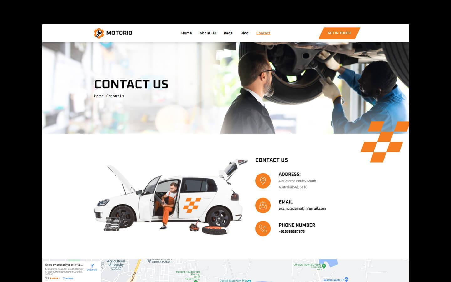 Motorio - Cars HTML5 Responsive Website Template
