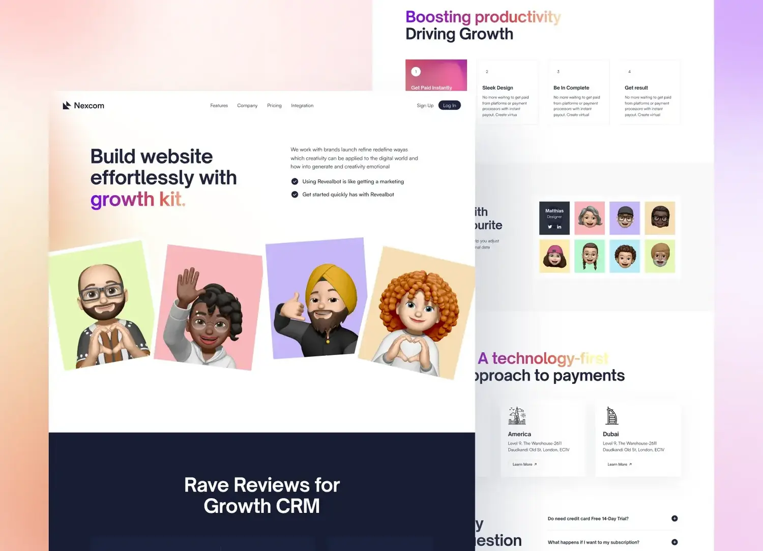 Nexcom - SaaS HTML5 Responsive Website Template