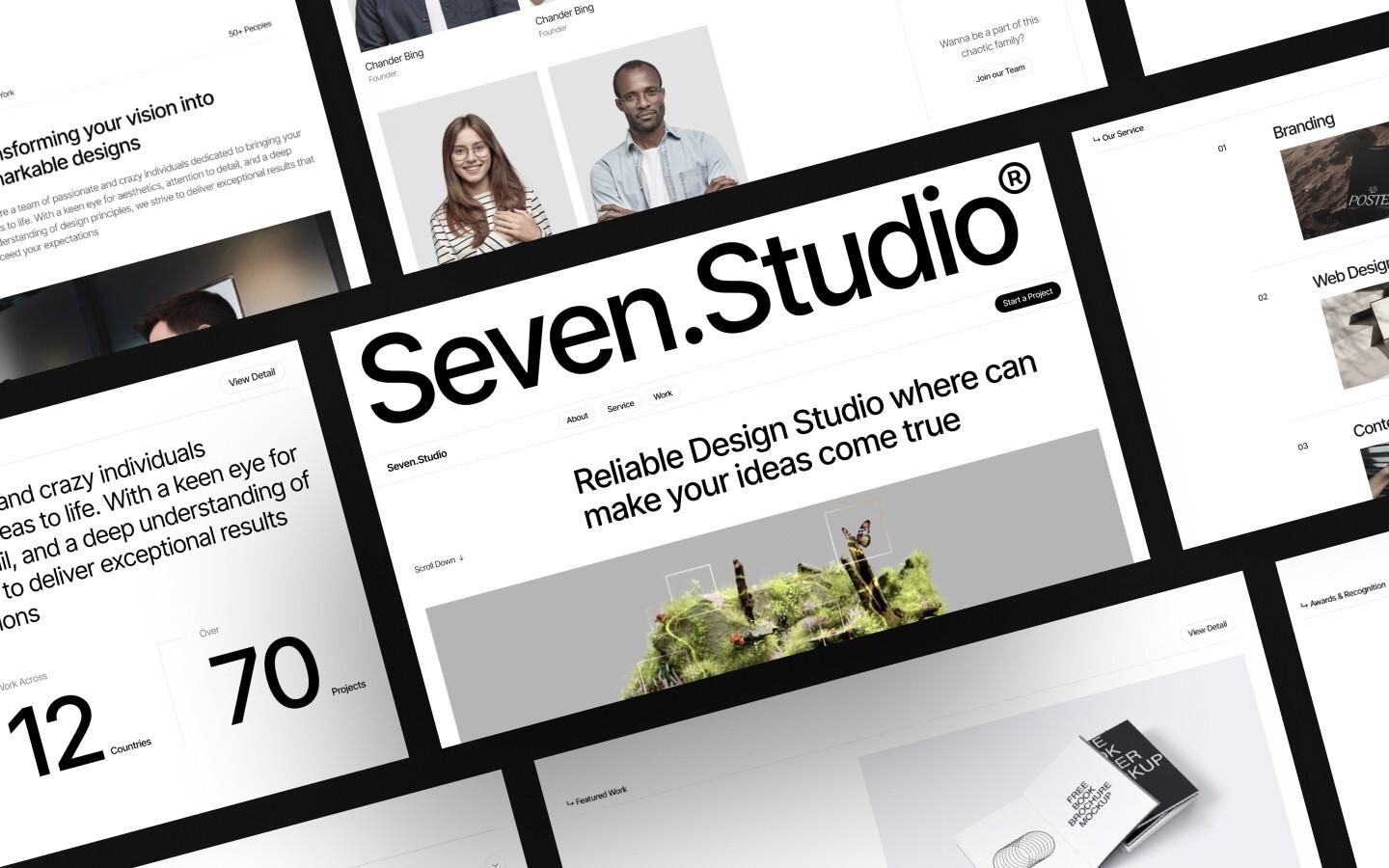 Seven Studio - Agency HTML5 Responsive Website Template