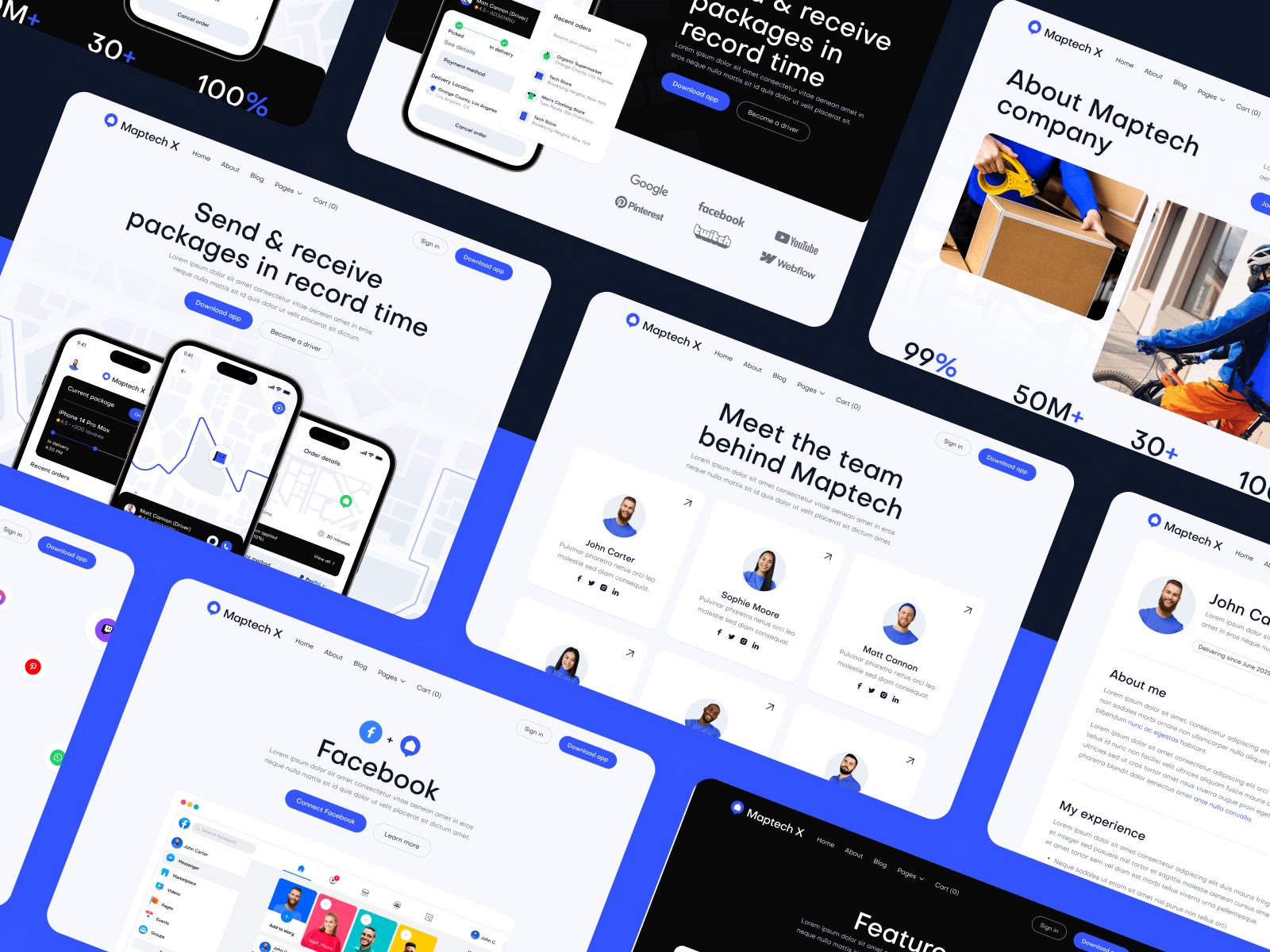 MapTech X - Delivery HTML5 Responsive Website Template