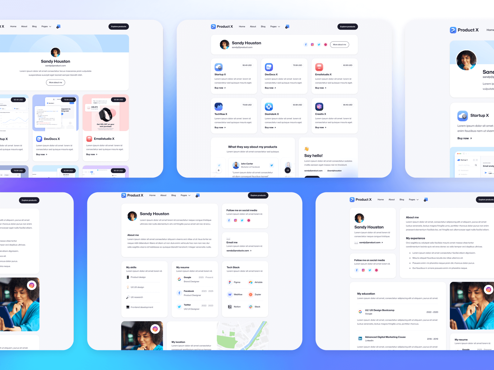 Product X - Shop HTML5 Responsive Website Template