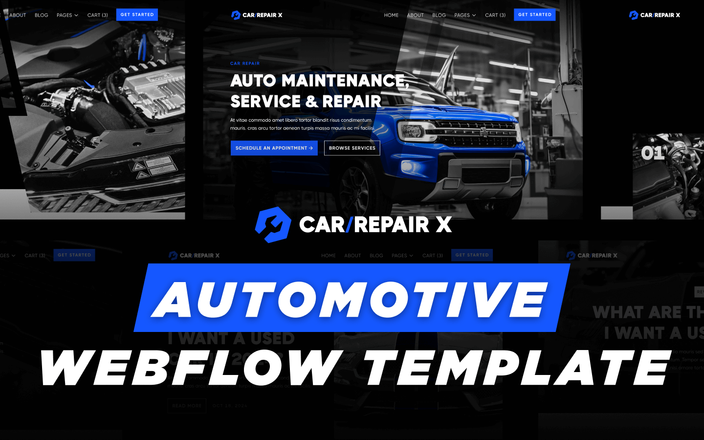 CarRepair X - Automotive HTML5 Responsive Website Template