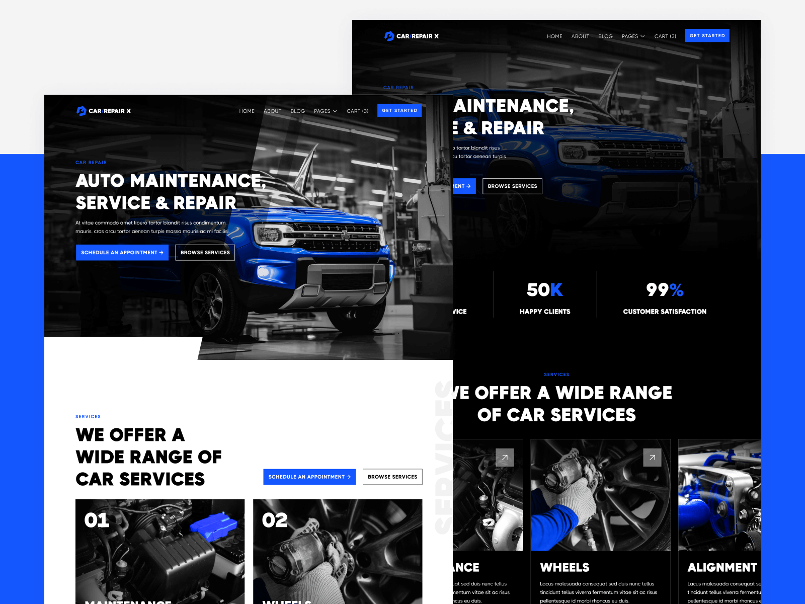 CarRepair X - Automotive HTML5 Responsive Website Template