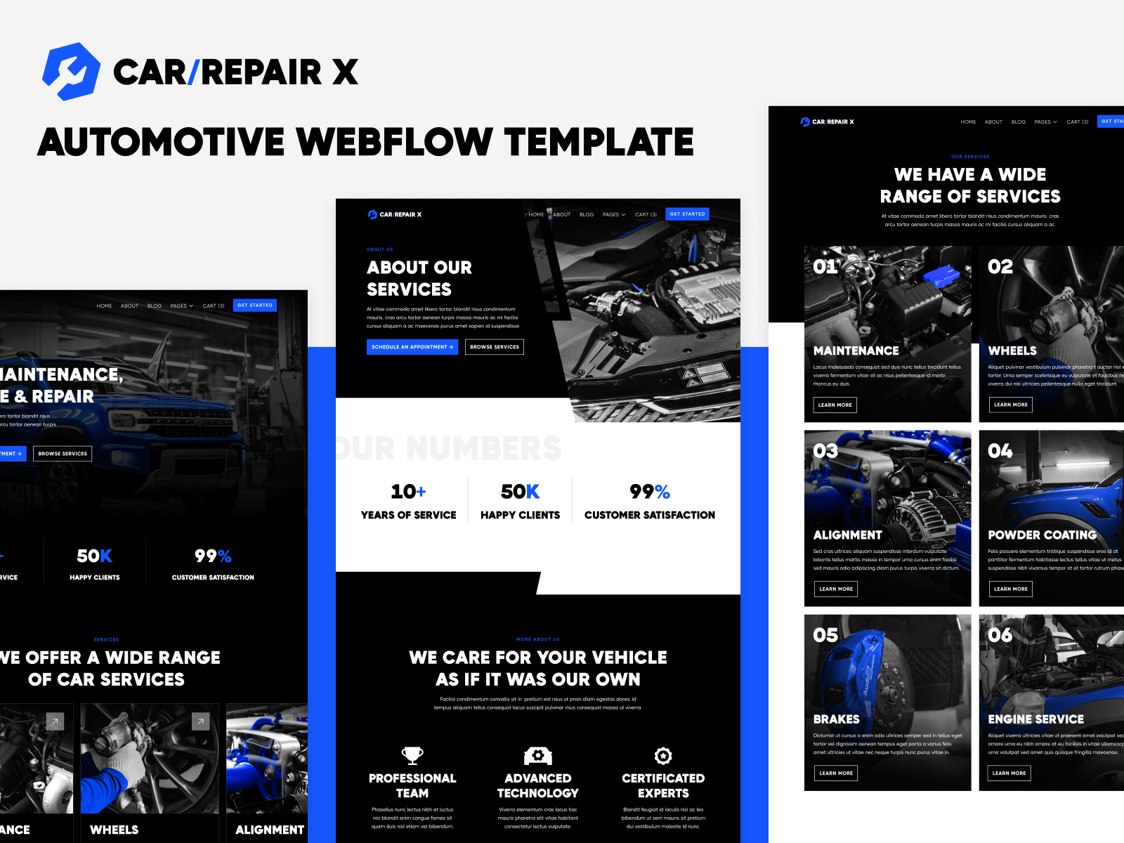 CarRepair X - Automotive HTML5 Responsive Website Template
