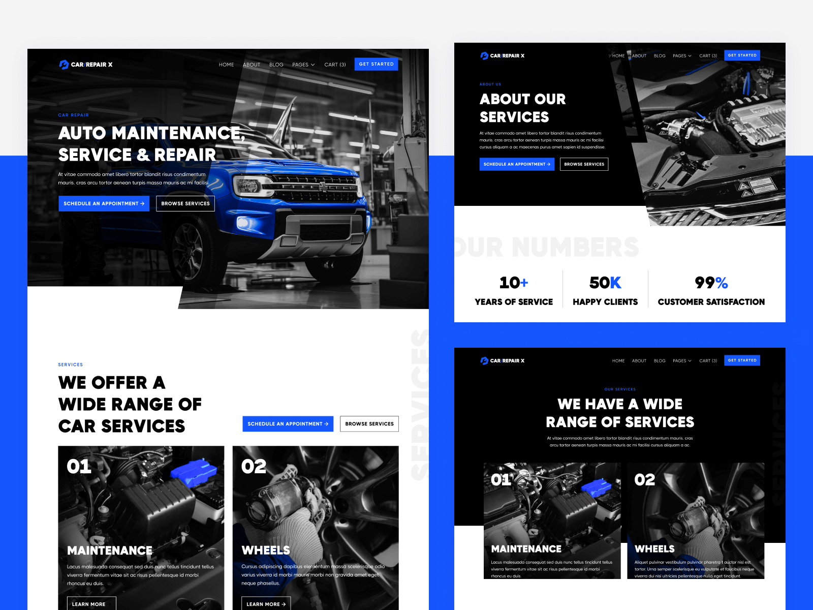 CarRepair X - Automotive HTML5 Responsive Website Template