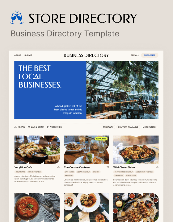 Store Directory - Directory HTML5 Responsive Website Template