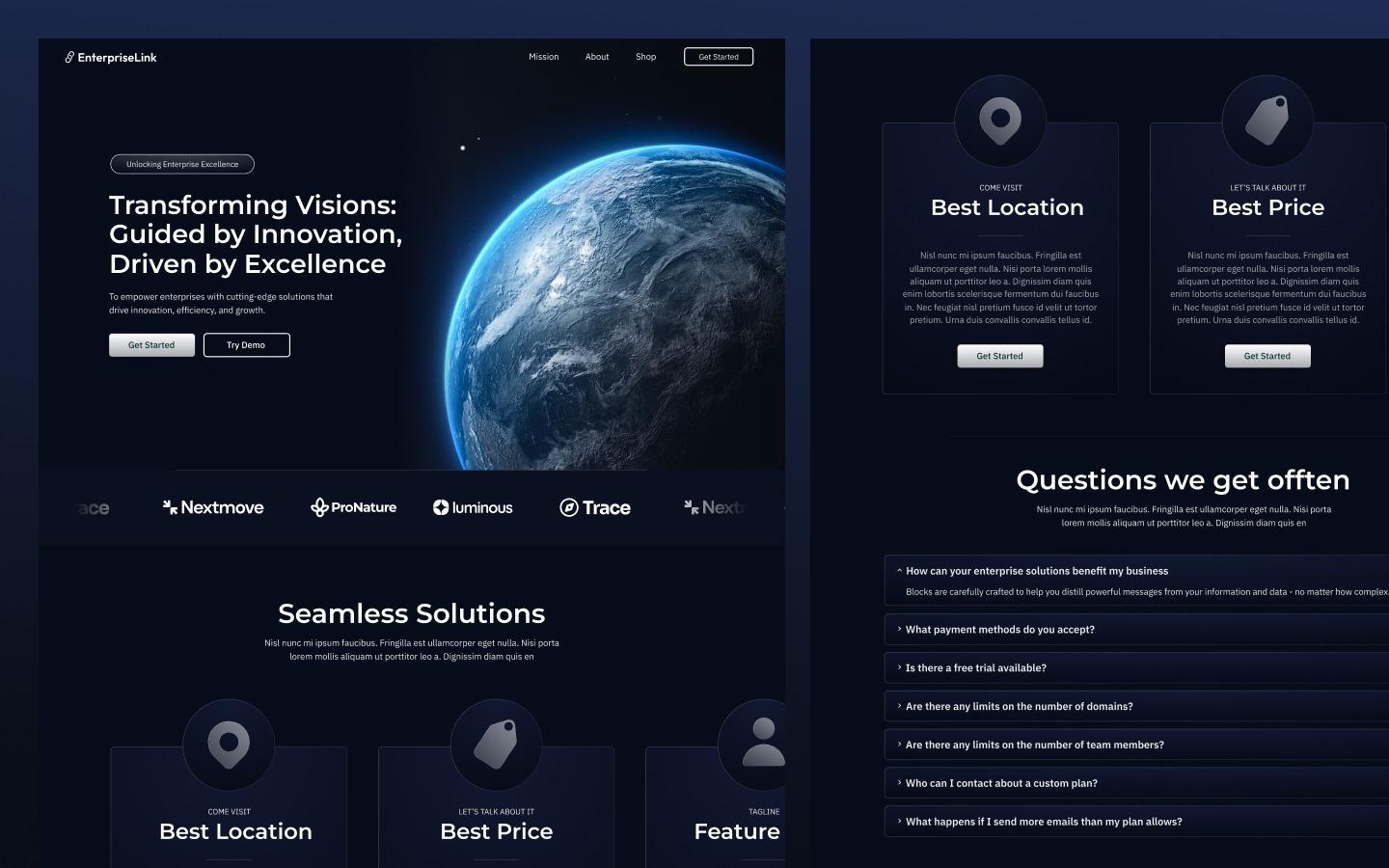 EnterpriseLink - Startup HTML5 Responsive Website Template