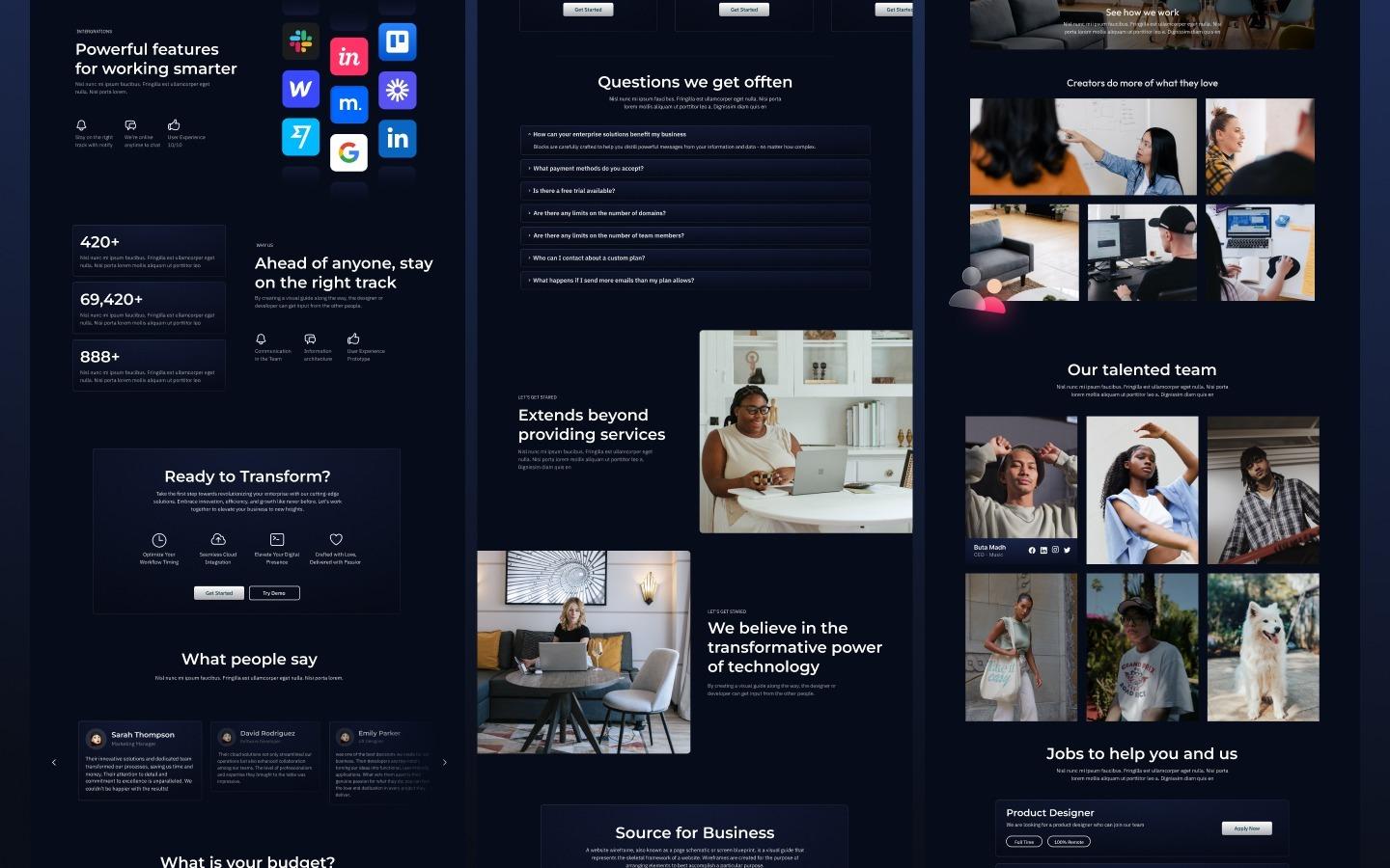 EnterpriseLink - Startup HTML5 Responsive Website Template