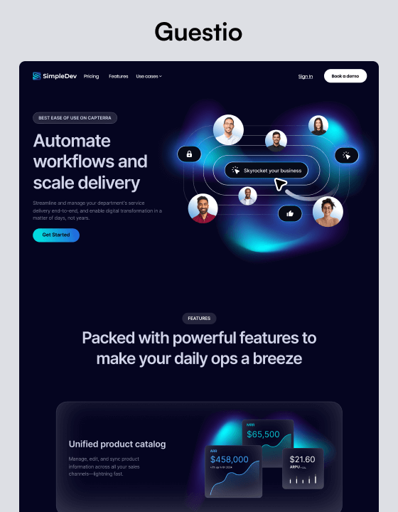 SimpleDev - Marketing HTML5 Responsive Website Template