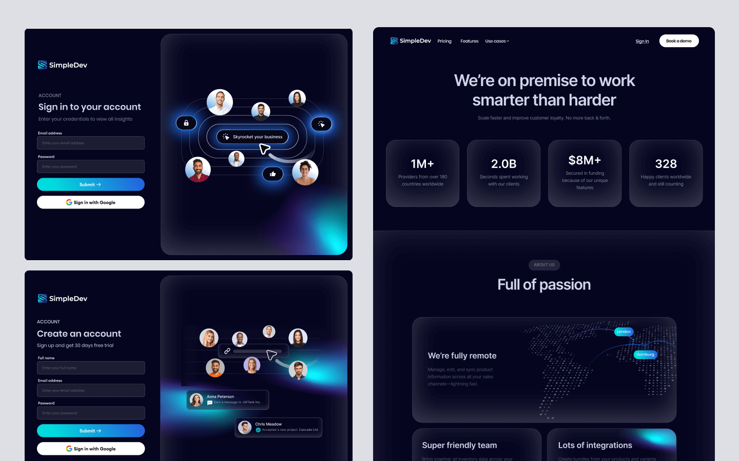 SimpleDev - Marketing HTML5 Responsive Website Template