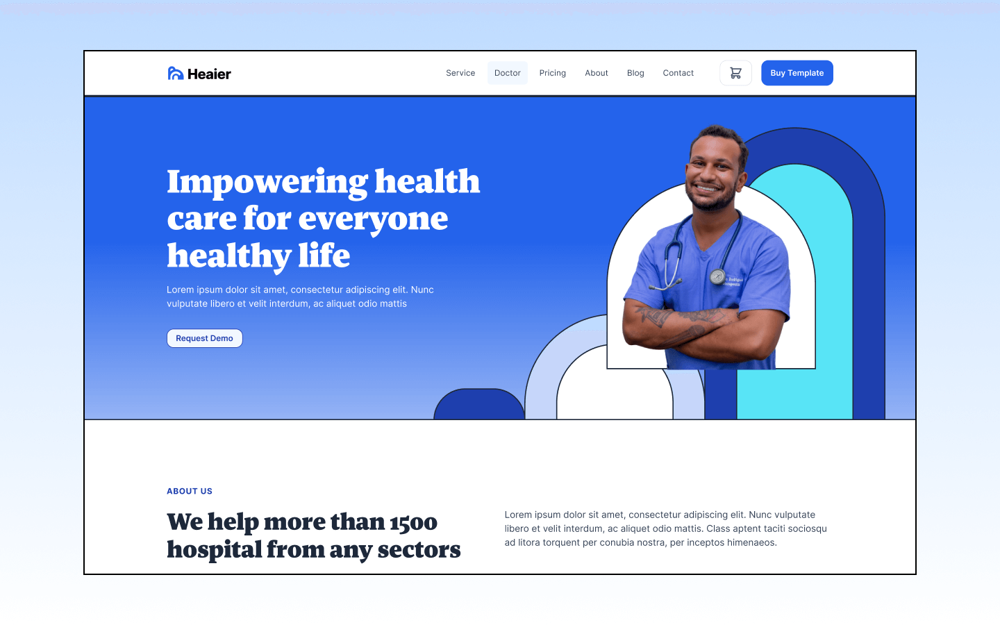 Heaier - Health HTML5 Responsive Website Template