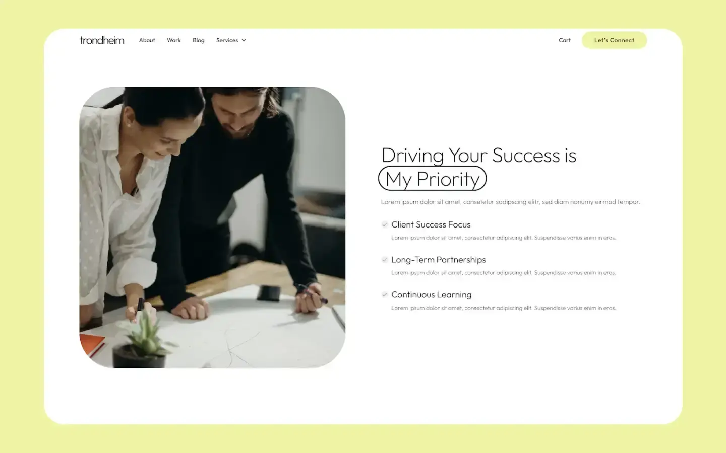 Trondheim - Portfolio HTML5 Responsive Website Template