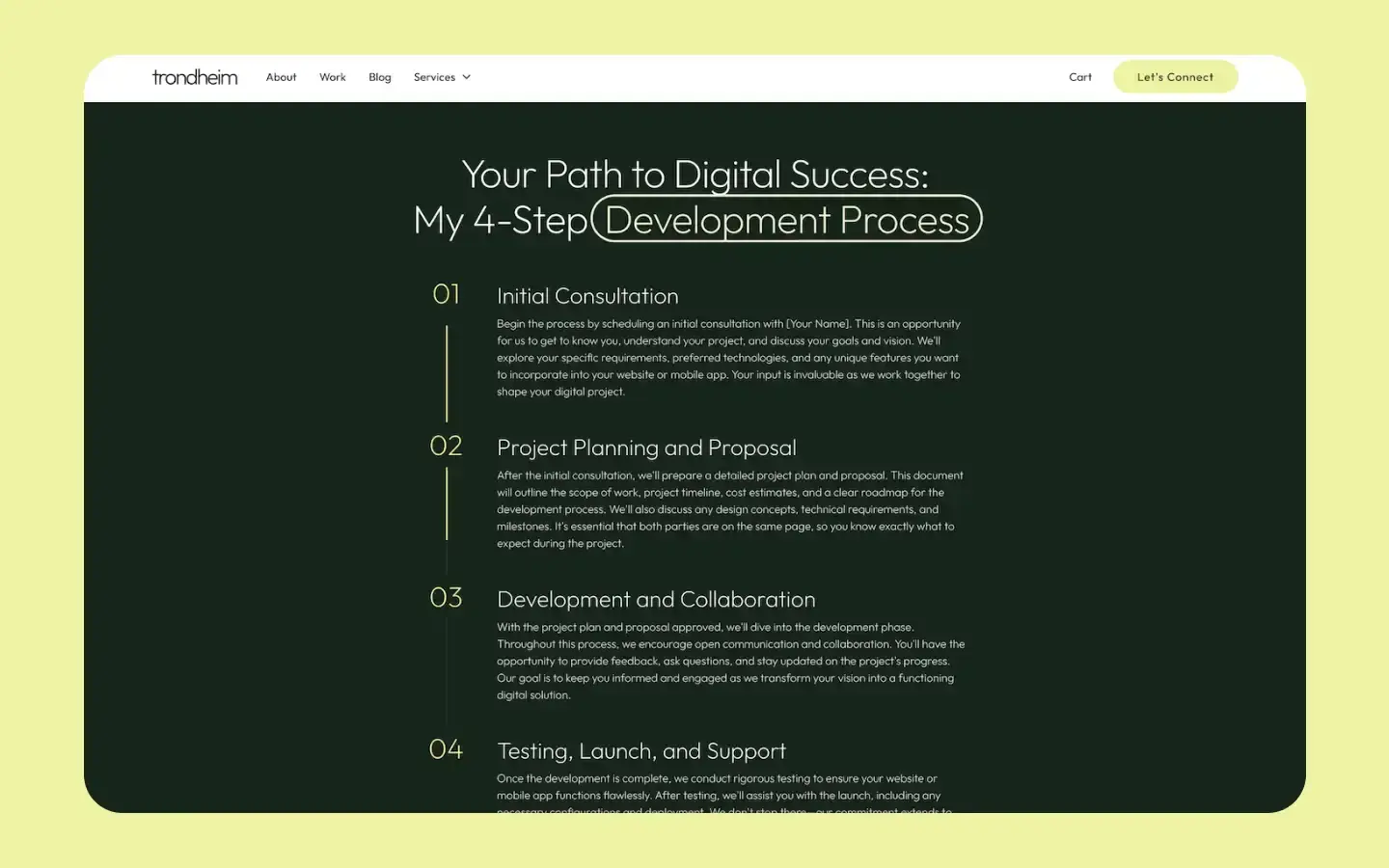 Trondheim - Portfolio HTML5 Responsive Website Template