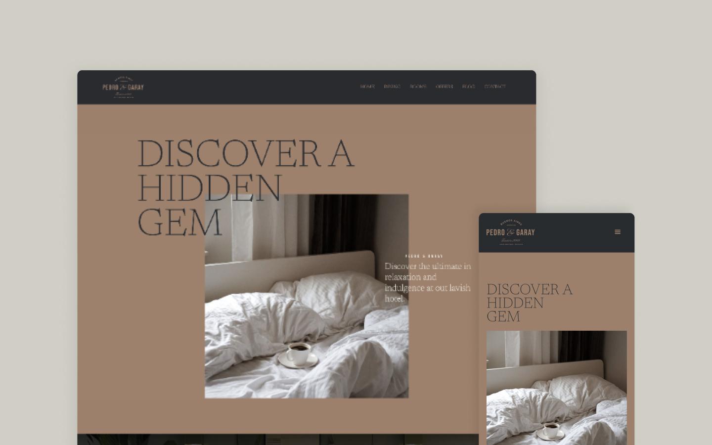 Pedro & Garay - Hotel HTML5 Responsive Website Template