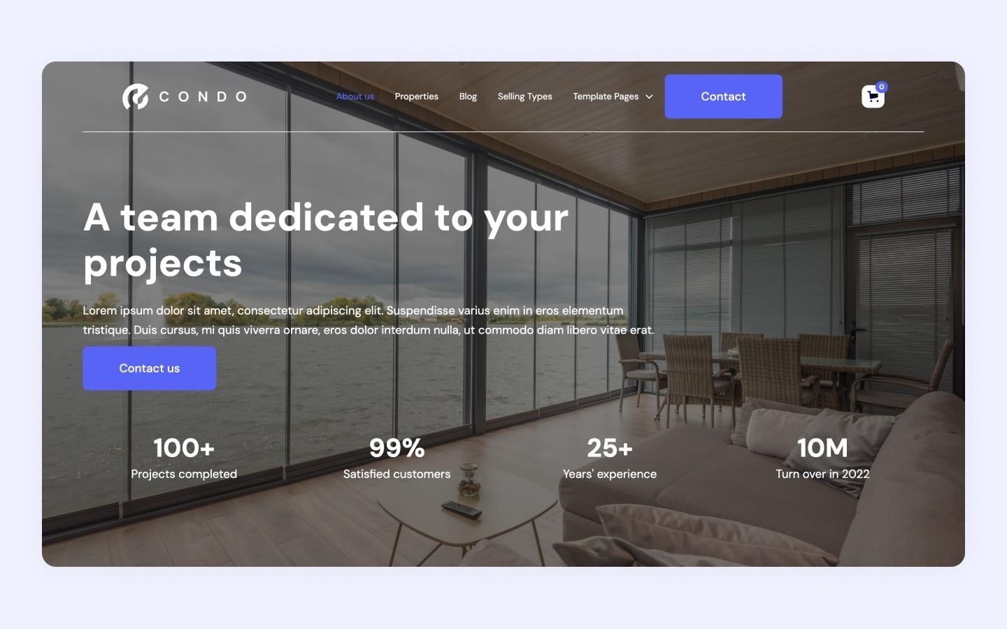 Condo - Real Estate HTML5 Responsive Website Template