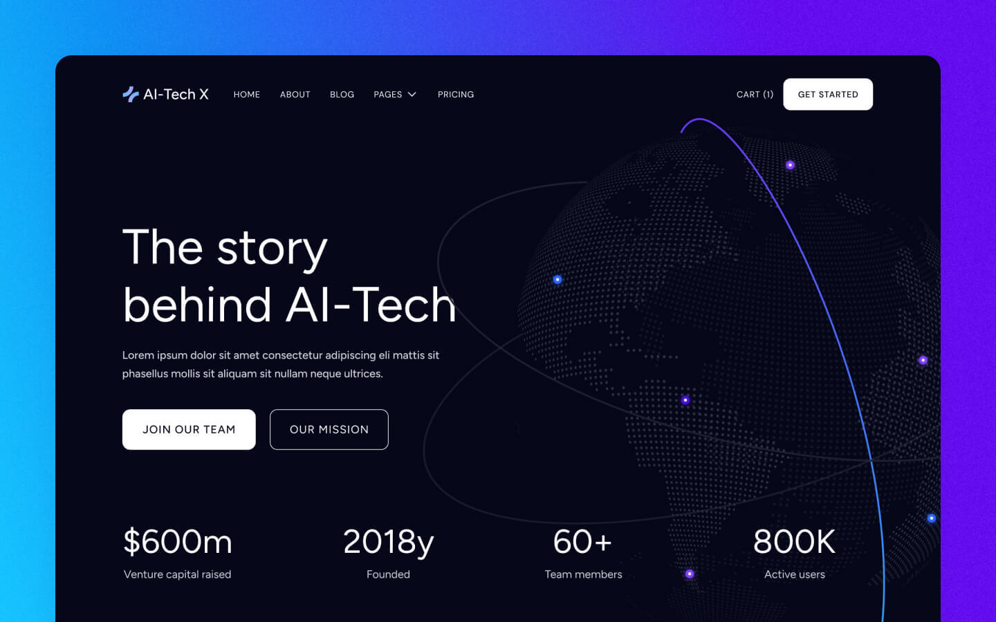 AI-Tech X - Technology HTML5 Responsive Website Template