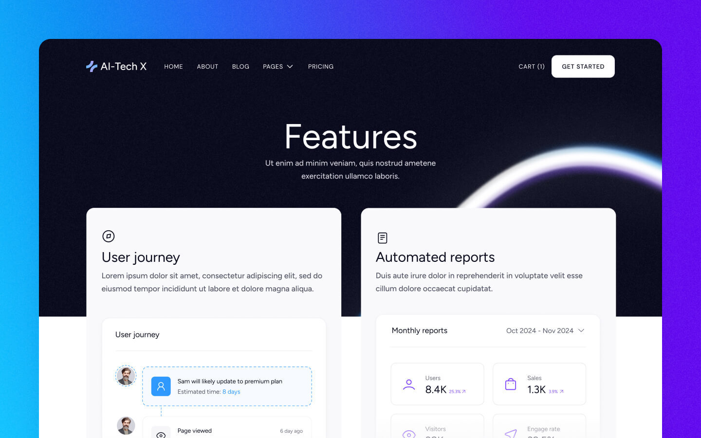 AI-Tech X - Technology HTML5 Responsive Website Template