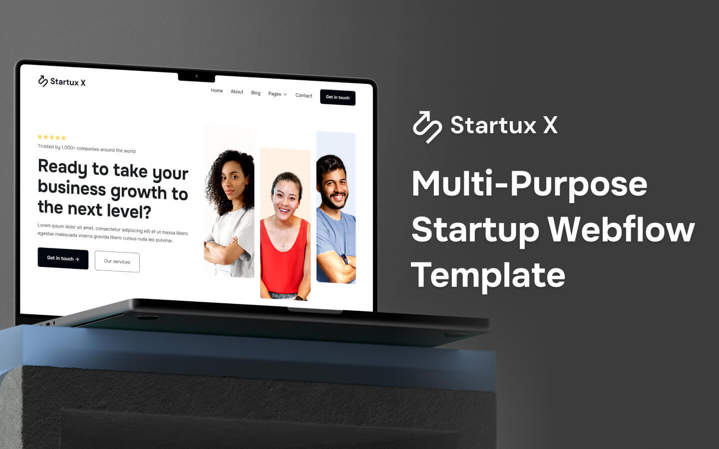 Startux X - Startup HTML5 Responsive Website Template
