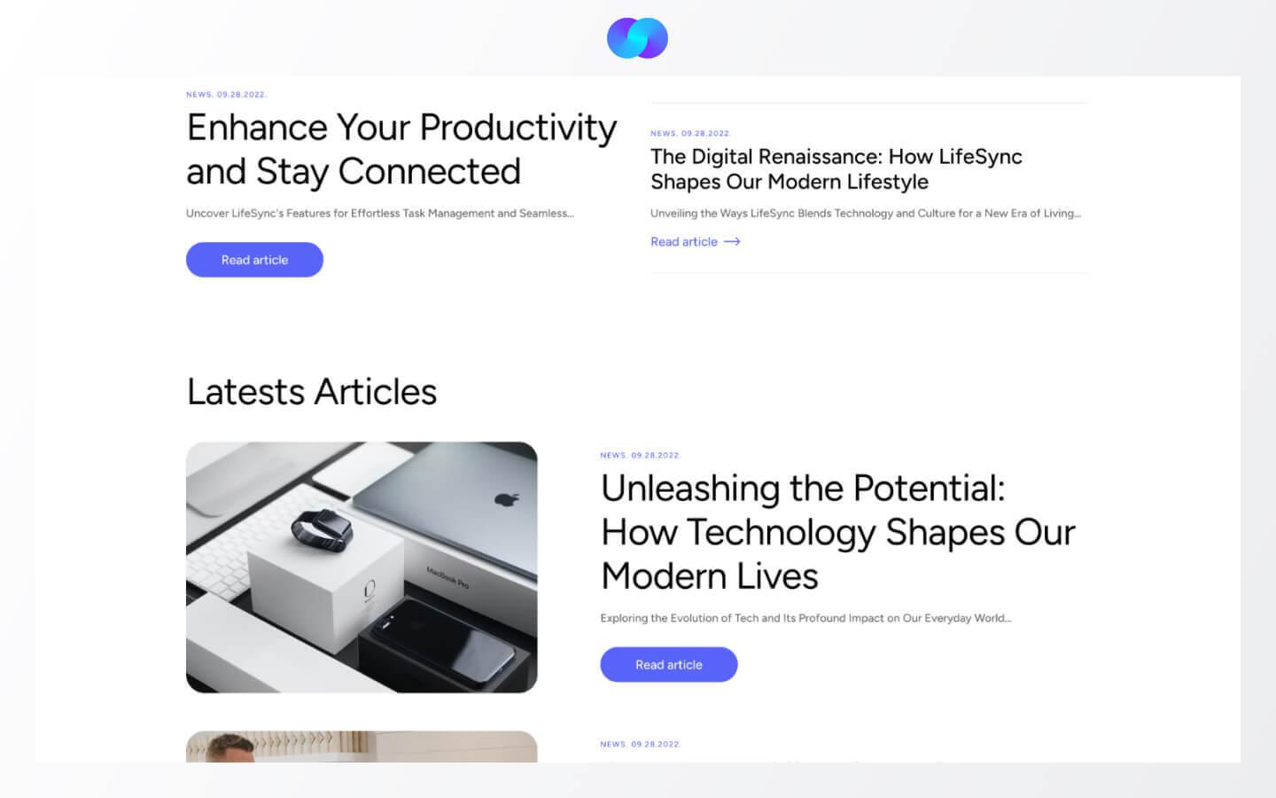 LifeSync - App HTML5 Responsive Website Template