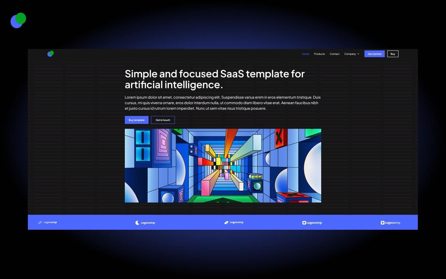 Iris Intelligence - SaaS HTML5 Responsive Website Template