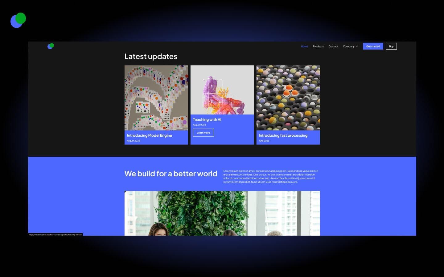 Iris Intelligence - SaaS HTML5 Responsive Website Template