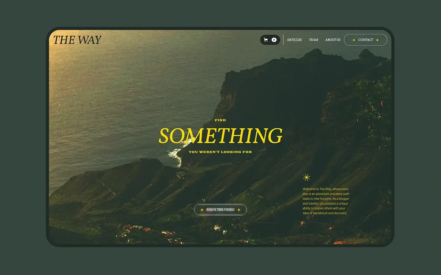 The Way - Blog HTML5 Responsive Website Template