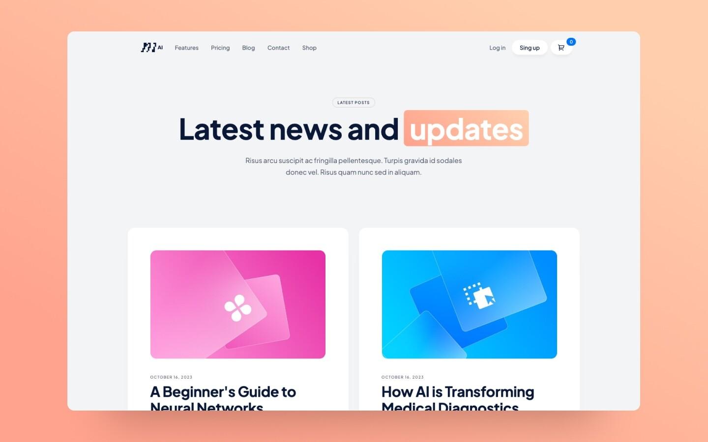 M-AI - Startup HTML5 Responsive Website Template
