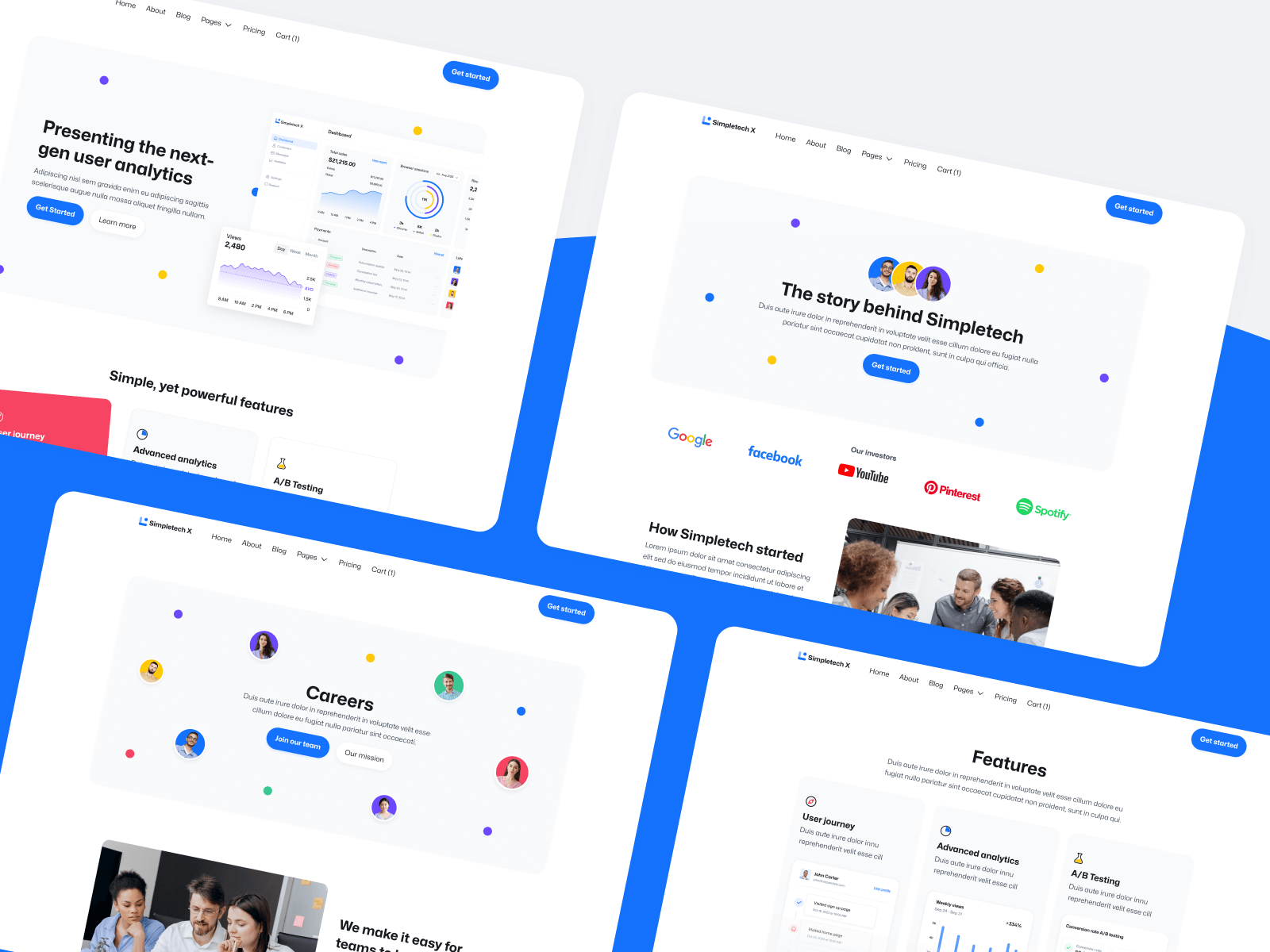 Simpletech X - Startup HTML5 Responsive Website Template