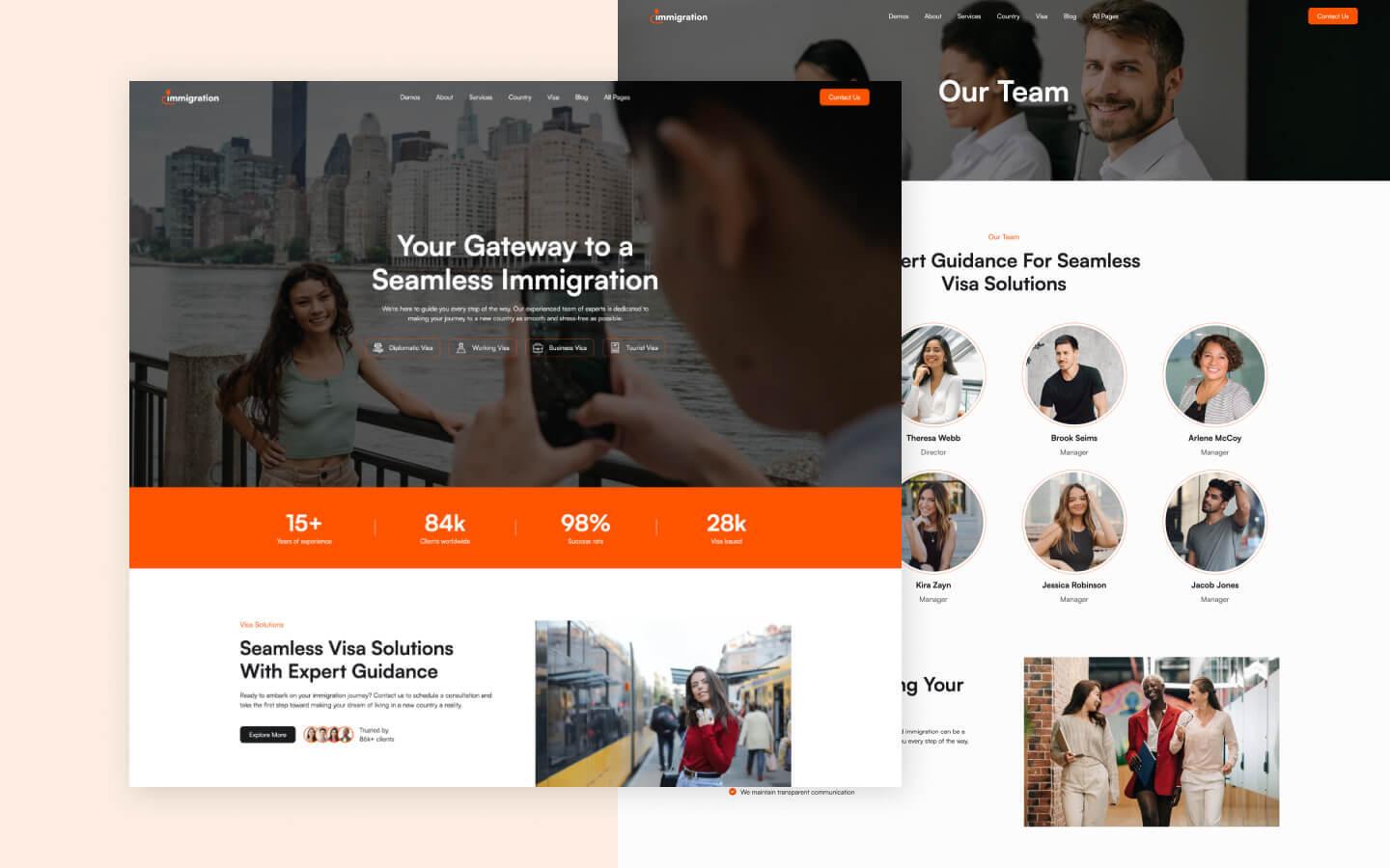 Immigration 128 - Consulting HTML5 Responsive Website Template