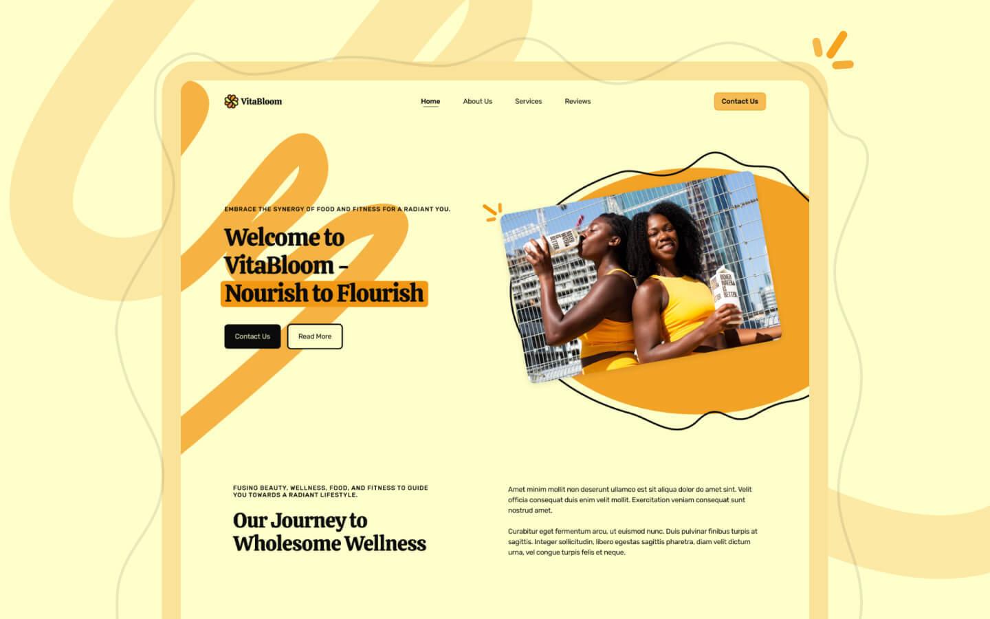 VitaBloom - Wellness HTML5 Responsive Website Template