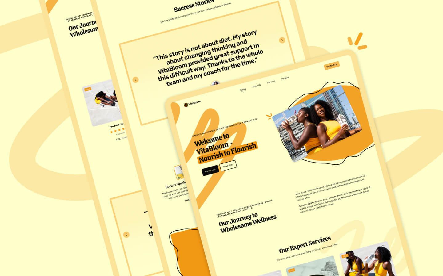 VitaBloom - Wellness HTML5 Responsive Website Template